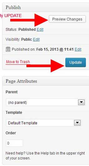 Wordpress how to edit content in click publish DevArticles In
