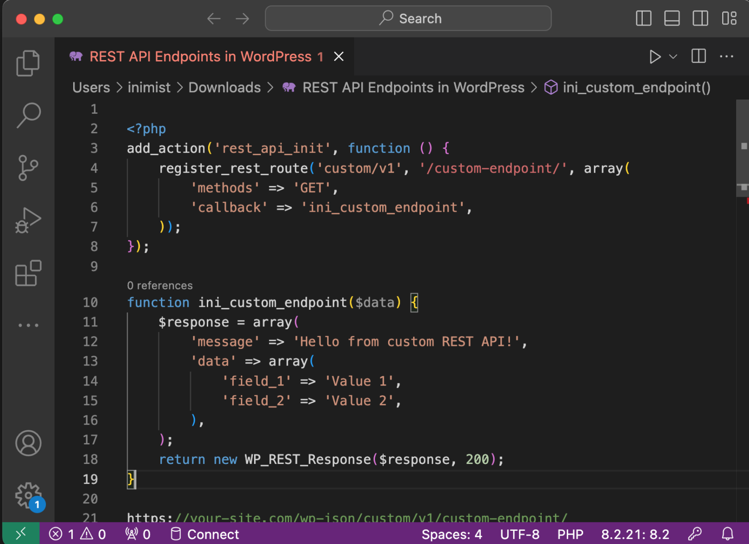 Creating Custom REST API Endpoints in WordPress: A Step-by-Step Guide - InimistTech Blogs